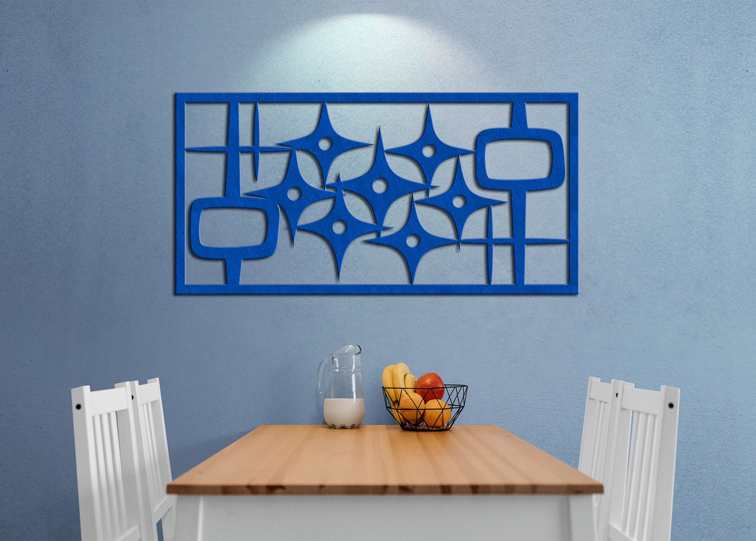 Mid-century Modern Large Wall Panel, Atomic Age Art, Retro Decor MCM ...