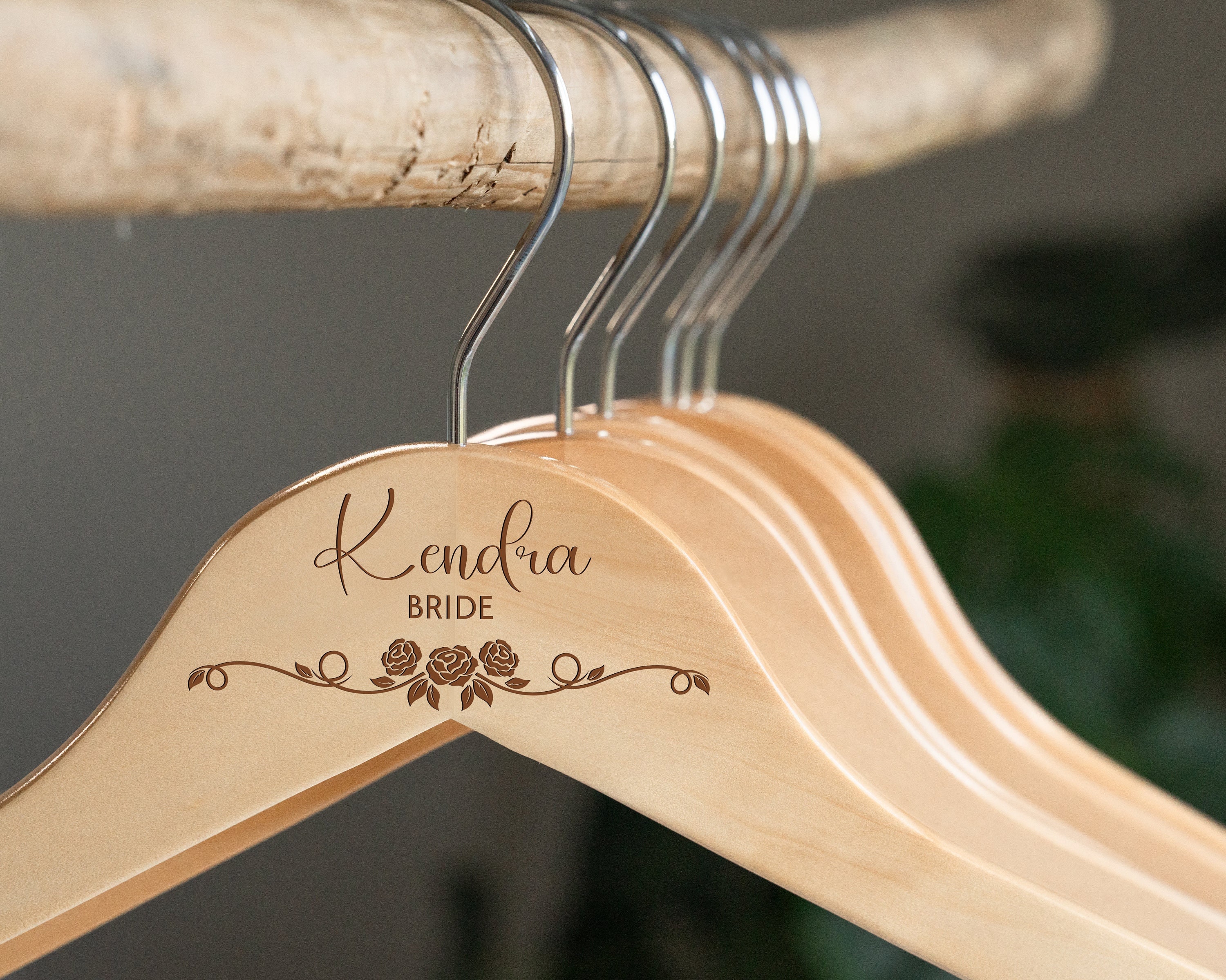 Bridal Hanger, Wedding Hanger for the Bride, Personalized Bridesmaid ...