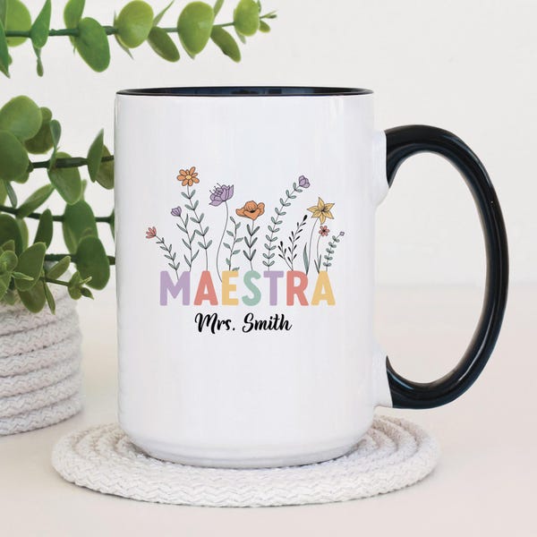 Spanish Teacher Mug - Etsy