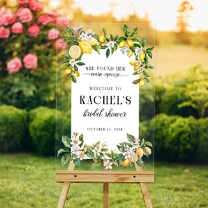 She Found Her Main Squeeze Sign, Lemon Bridal Shower Welcome Sign, Main ...