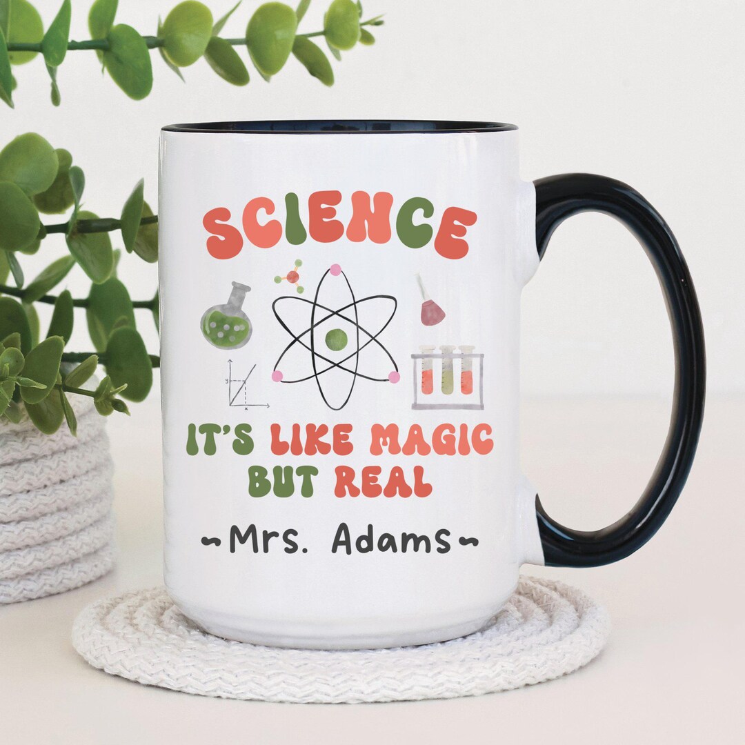 Science Teacher Mug, Science Teacher Gifts, Personalized Gift for ...