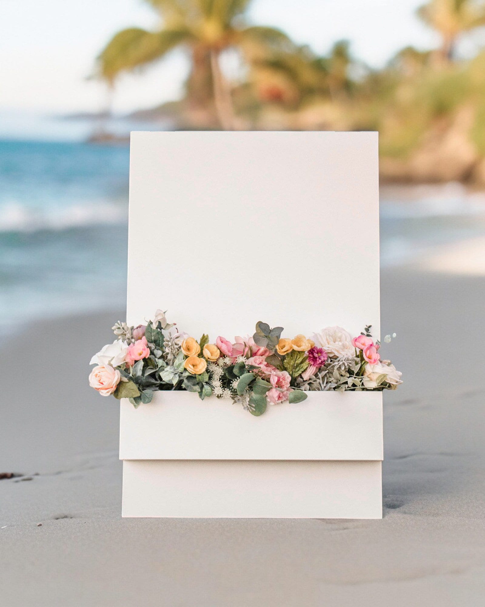 Flower Box Wedding Welcome Sign - Etsy