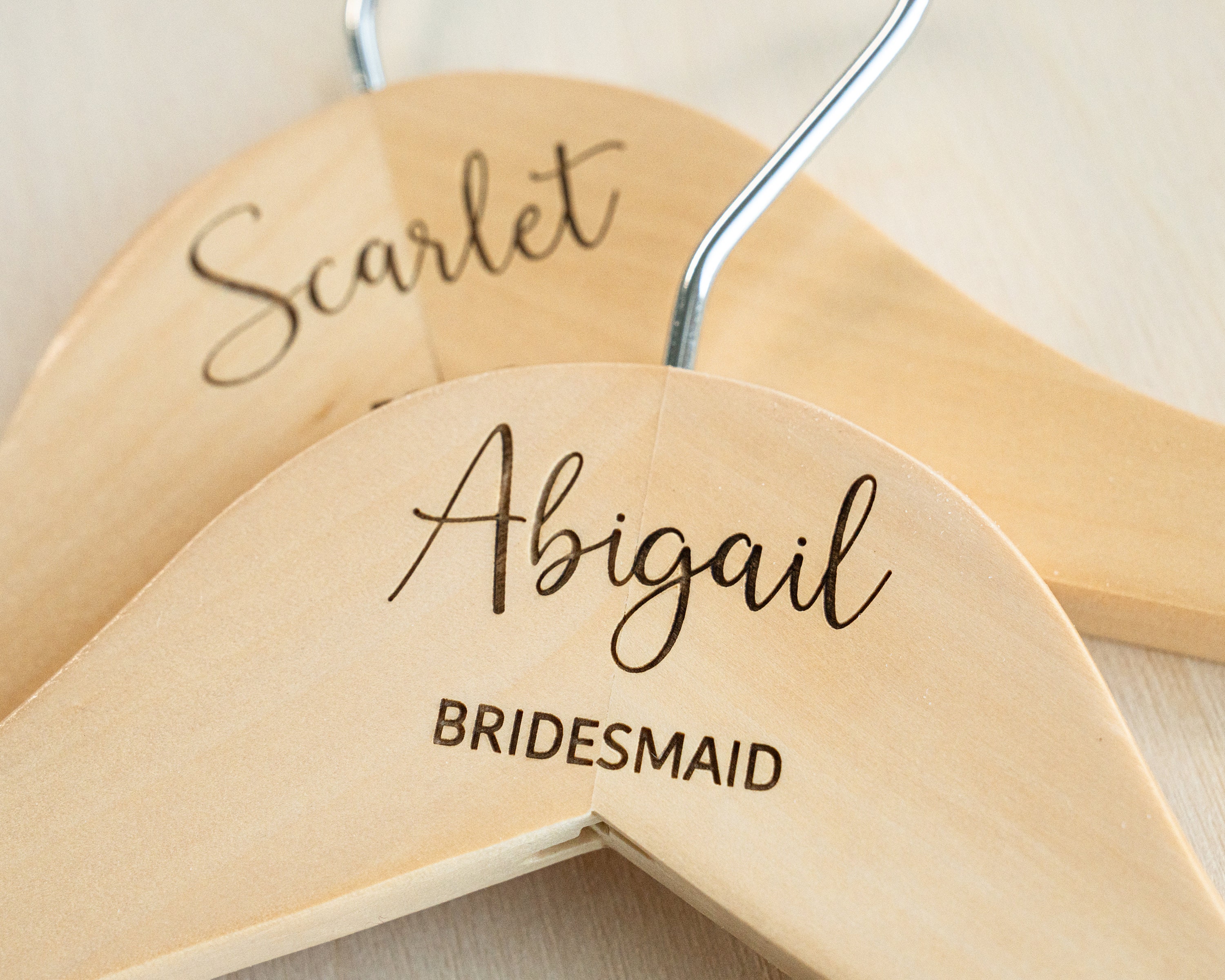 Personalized Wedding Hangers, Wooden Wedding Hanger for Brides, Hanger ...