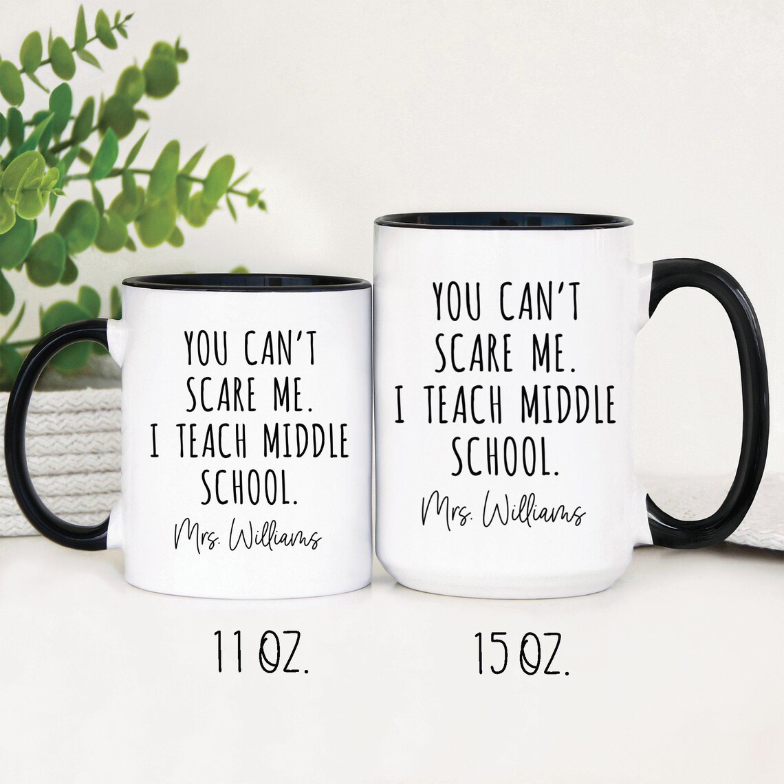Middle School Teacher Mug, Middle School Teacher Gift, Gift for Middle ...