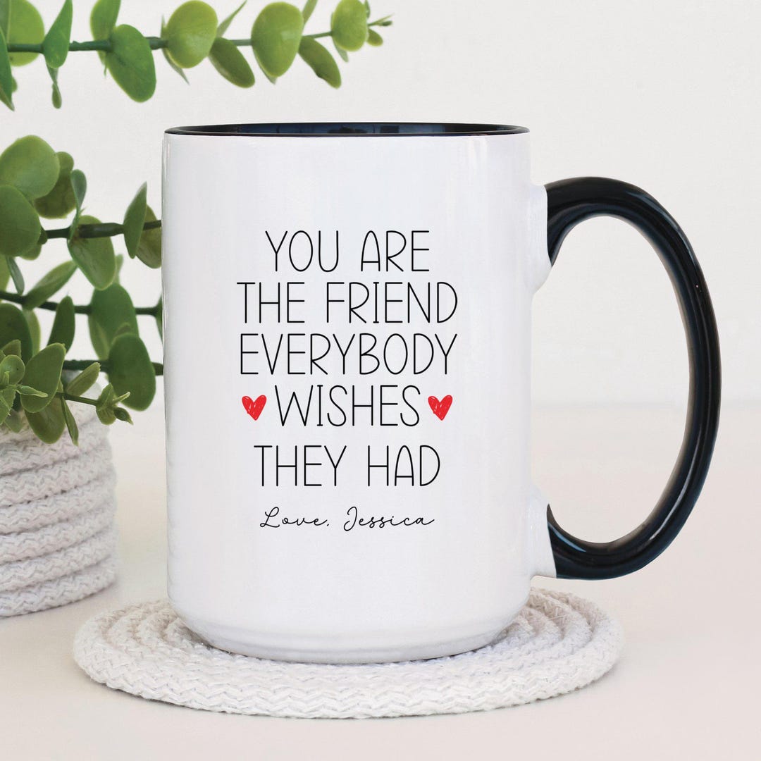 Friendship Gifts, Friendship Mug, Best Friend Gift, Custom Bestie ...