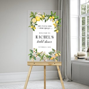 She Found Her Main Squeeze Sign, Lemon Bridal Shower Welcome Sign, Main ...
