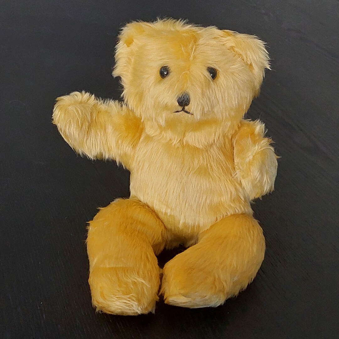 Vintage Teddy Bear Hand Puppet - Etsy