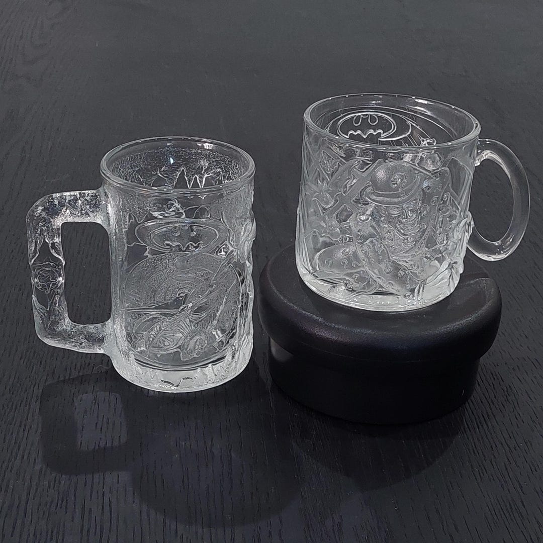 Mcdonalds Batman Forever 3D Glasses, the Riddler Glass Mug and Robin ...