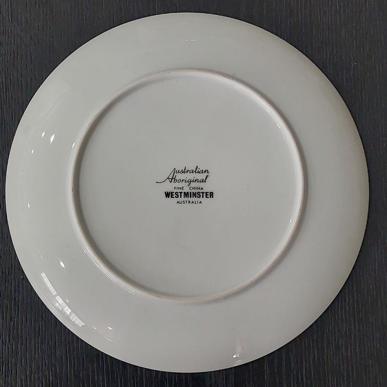 Vintage Australian Aboriginal Fine China Plate - Etsy Australia
