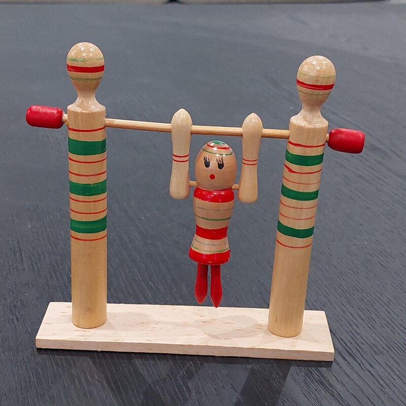 Wooden Acrobat Toy - Etsy
