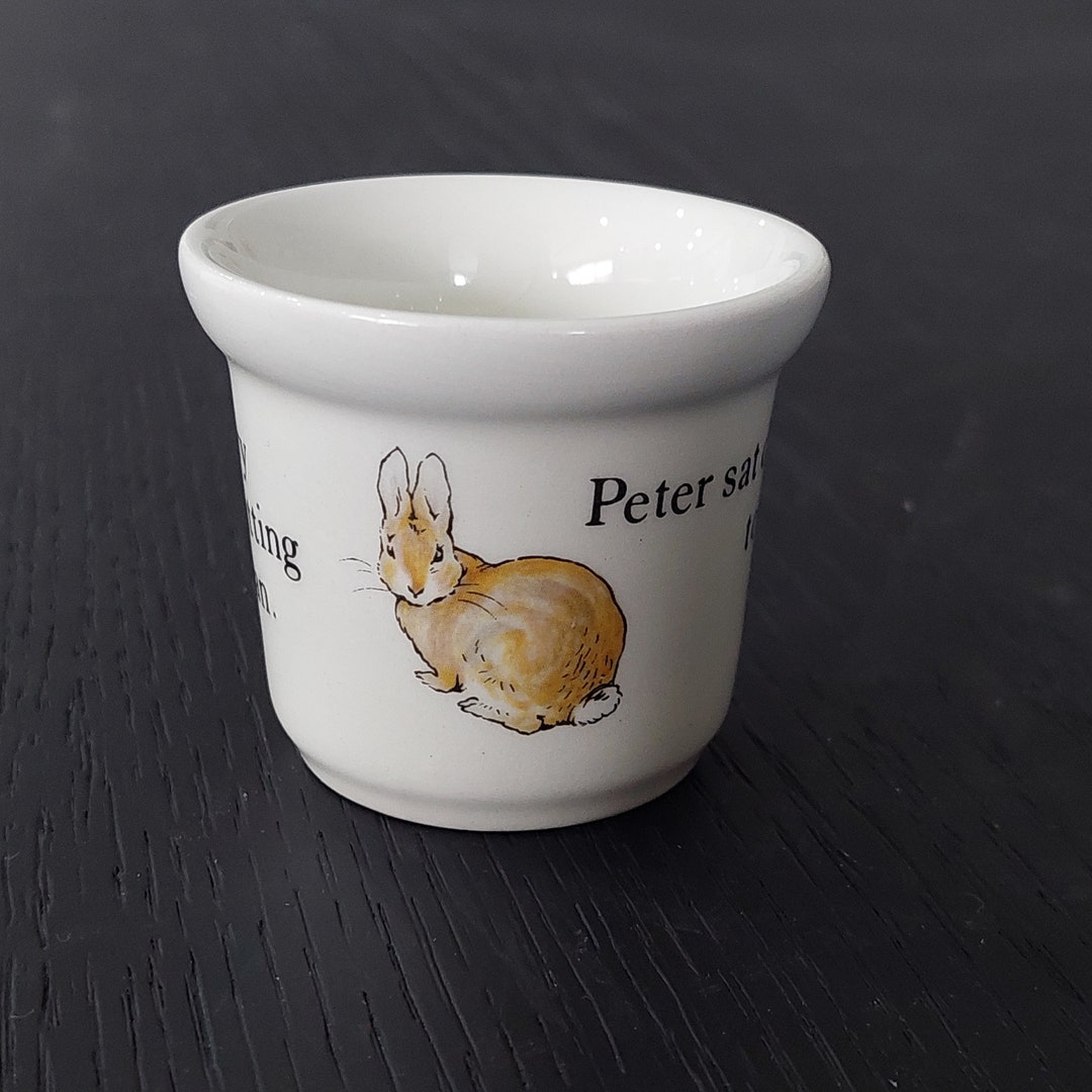 Peter Rabbit China Egg Cup, Wedgwood of Etruria & Barlaston, Made in ...
