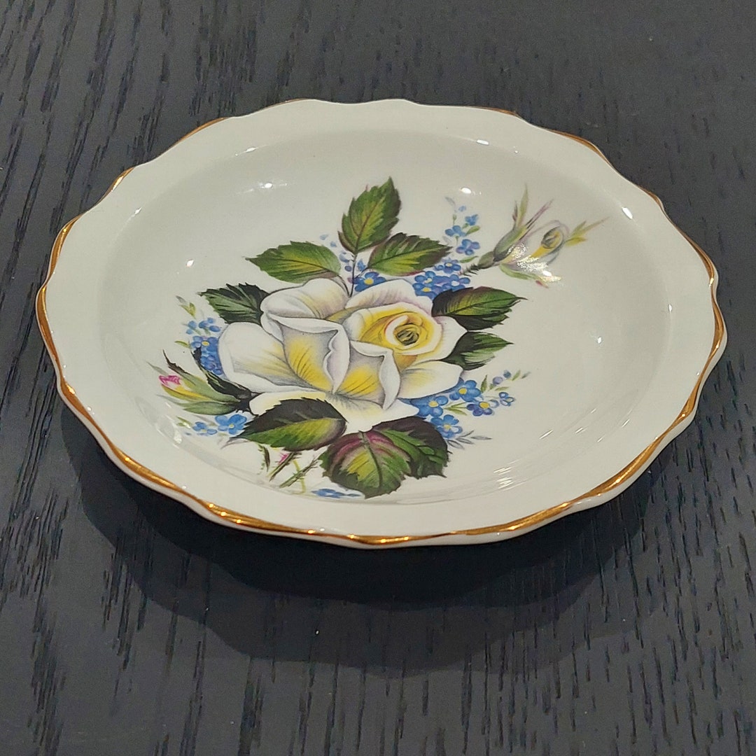 Regency English Bone China Trinket Dish, Made in England - Etsy