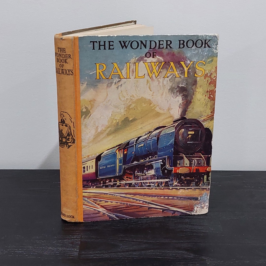 Vintage 1940's the Wonder Book of Railways 19th Edition, Railway ...