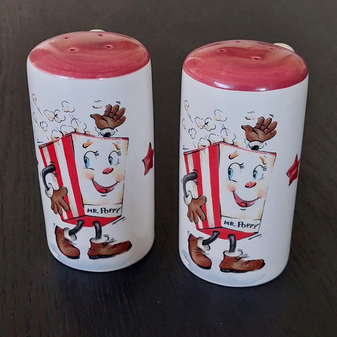 Vintage Mr Poppy Popcorn Seasoning\salt Shaker, Priced Individually - Etsy