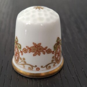 Vintage 1980's Limoges China Thimble - Etsy