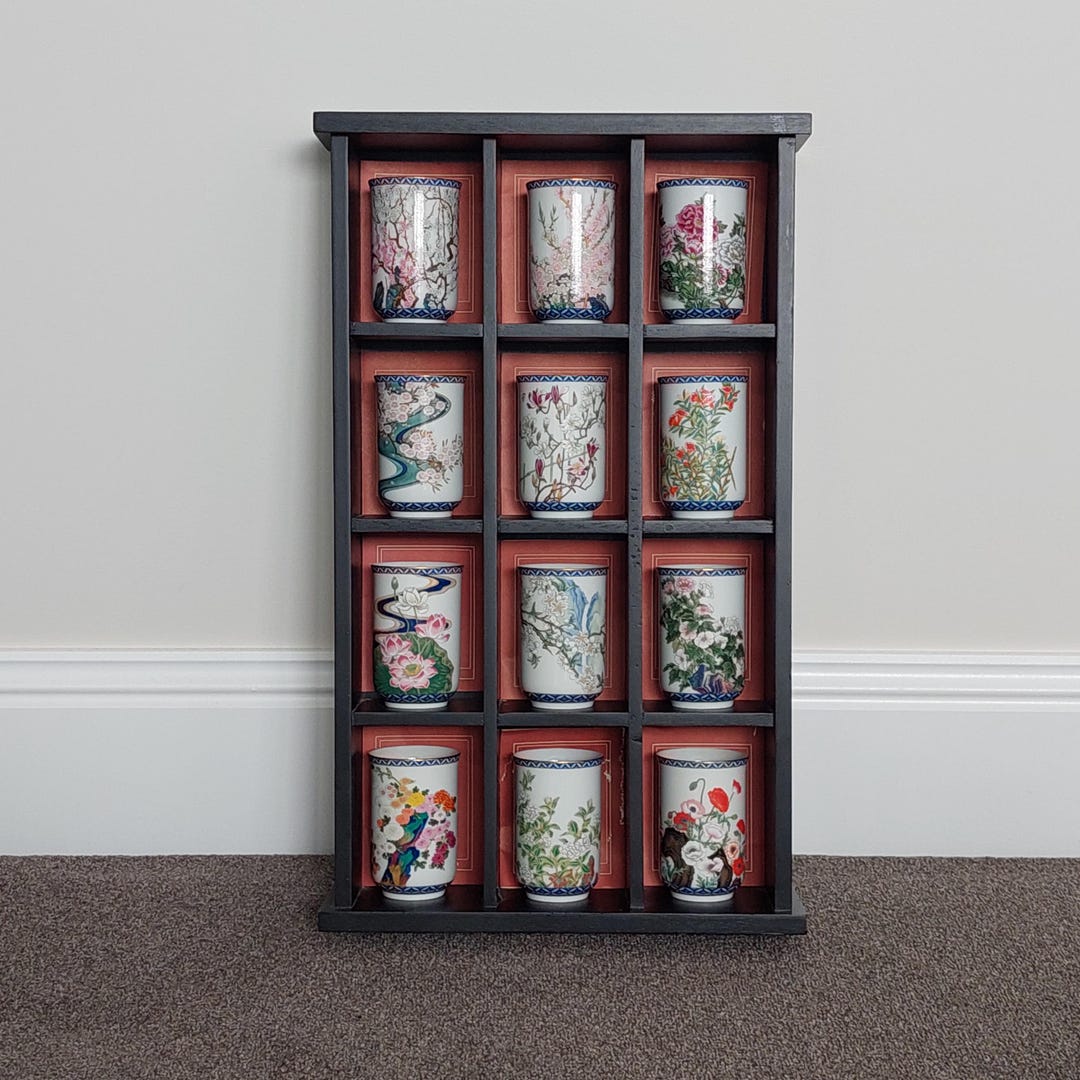 Vintage 1981 Franklin Mint Collection of 12 Japanese Tea Cups Created ...