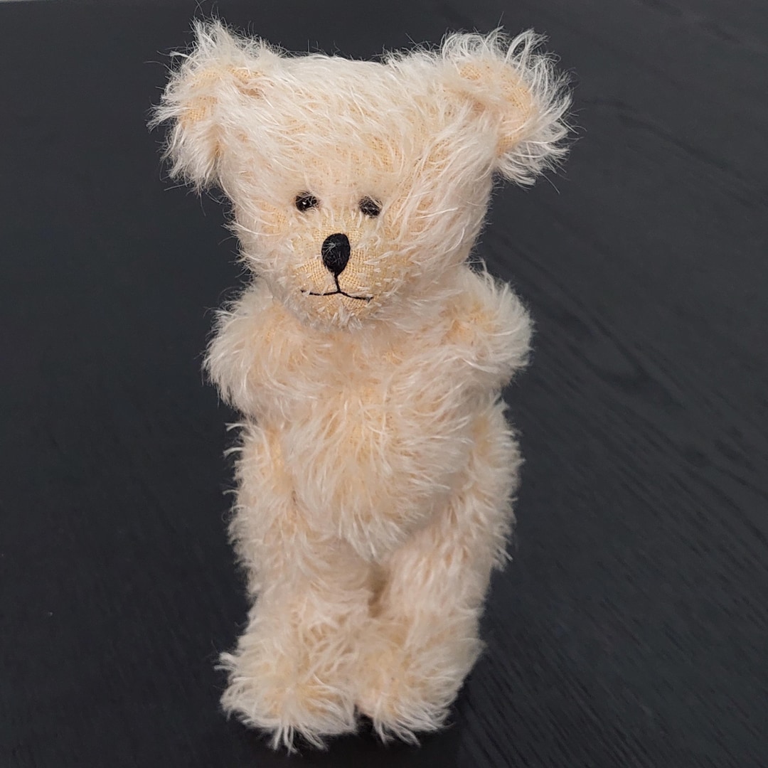 Vintage Limited Edition Collectible Jointed Mohair Bear, - Etsy