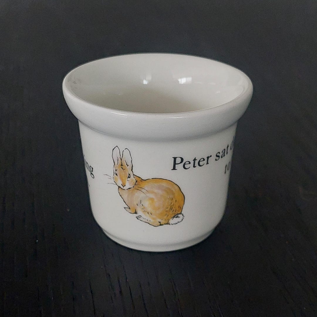 Vintage Peter Rabbit China Eggcup, Wedgwood of Etruria & Barlaston ...