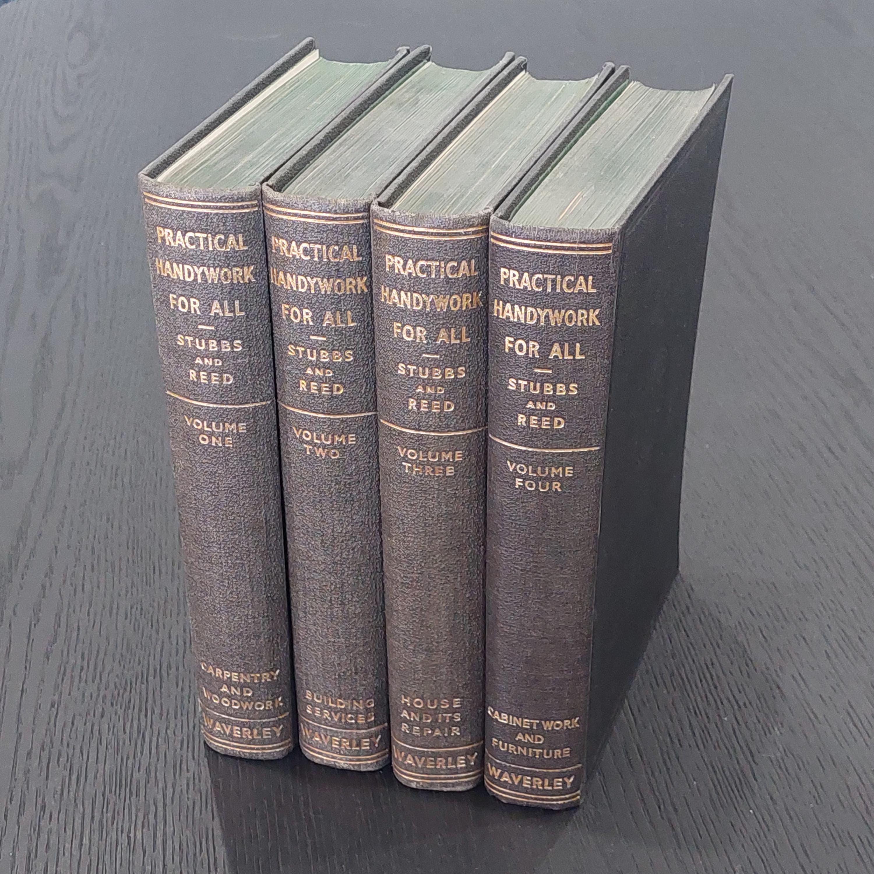 Vintage 1950's practical Handywork for All by Stubbs and Reed 4 Book Set - Etsy