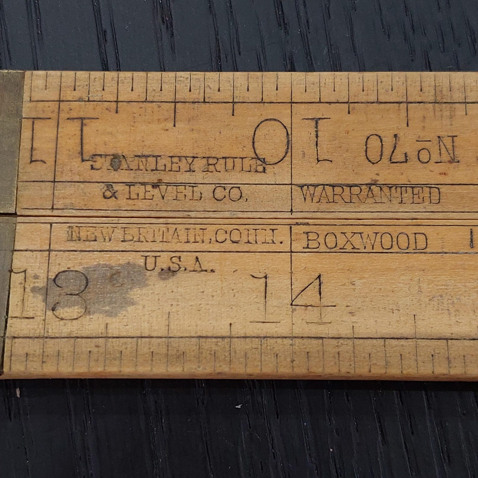 Vintage Timber and Brass Folding Rulers, - Etsy