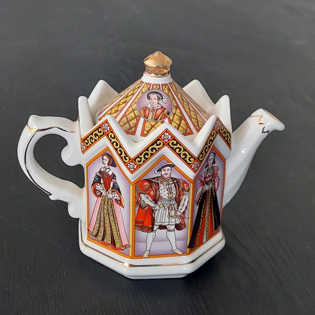 Vintage King Henry VIII and His Six Wives Sadler Teapot, Made in ...