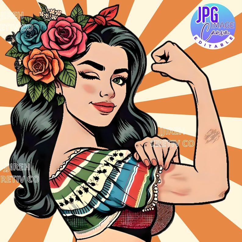 Mexican Power, Latina Power, Strong Mexican Woman, Feminist Image, Mexican Pride Image, Latin ...