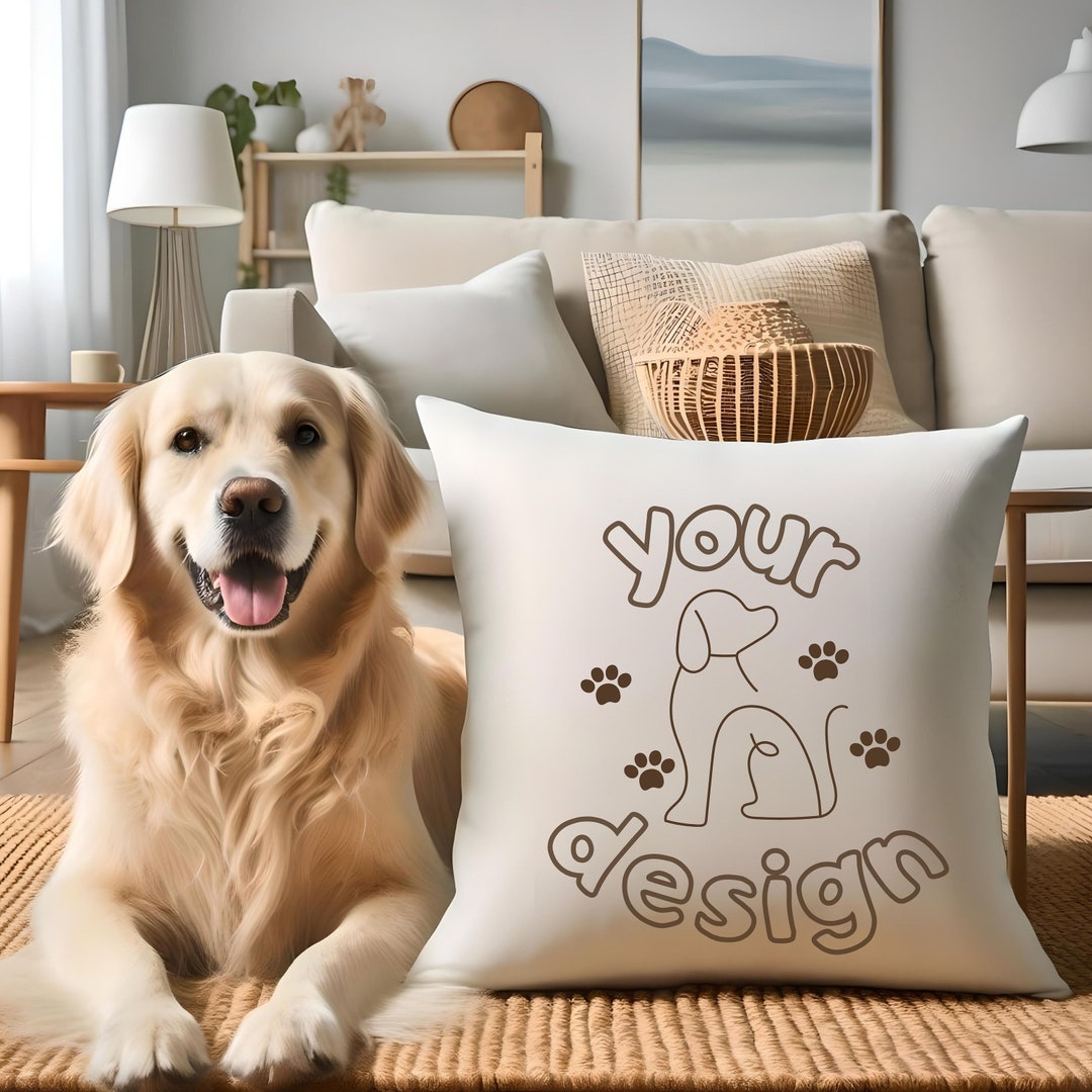 Pillow Mockup, Throw Pillow Mockup, Printify Blank Pillow Mockup ...