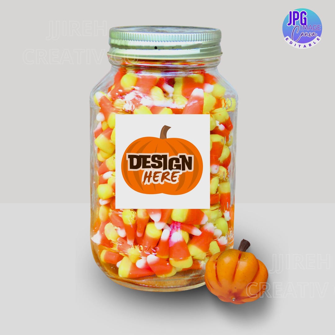 Fall Label Mockup, Square Sticker Mockup, Autumn Tag Mockup, Holliday ...