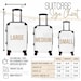 Suitcase Size Chart, Printify's Suitcase Size Chart, POD Suitcase Size ...