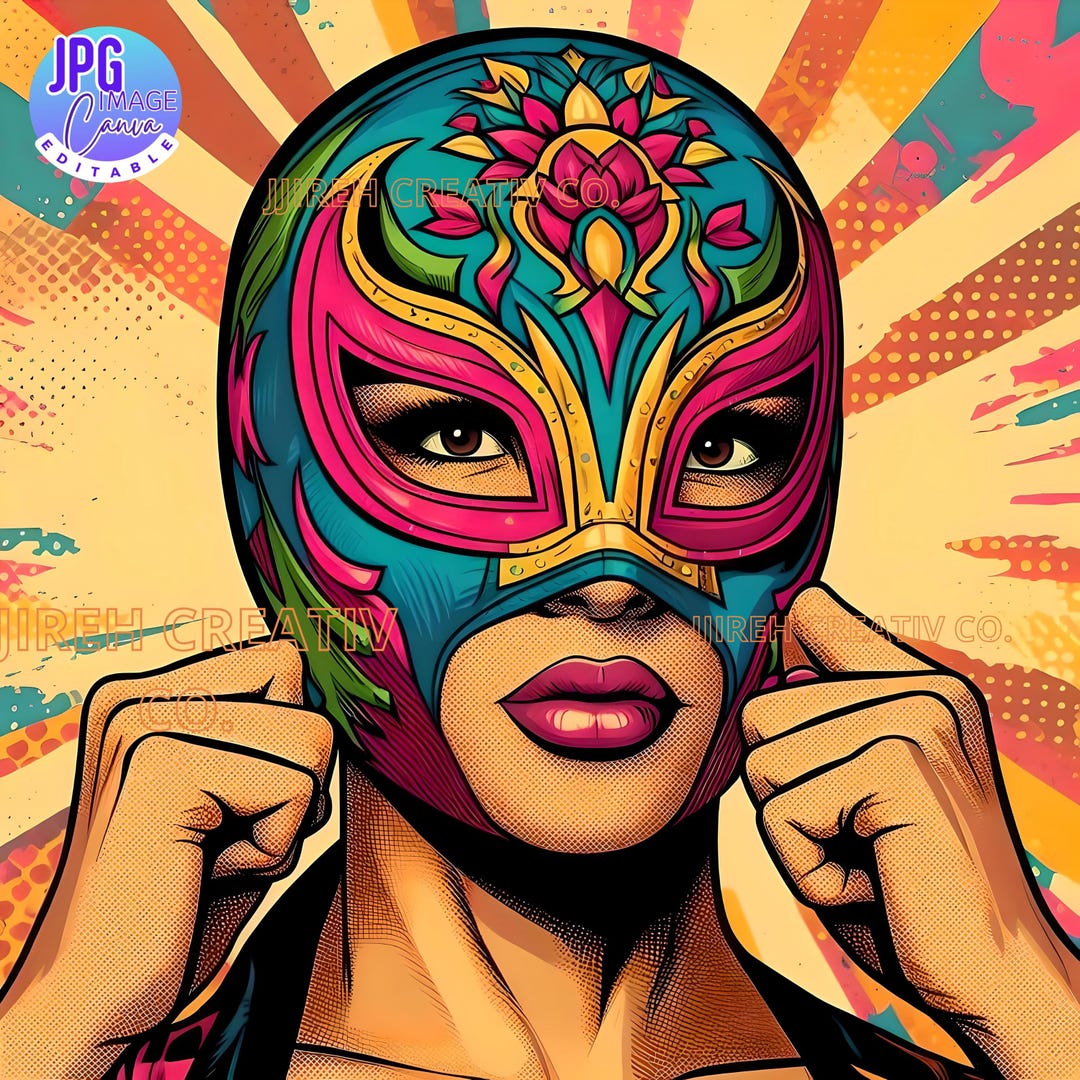 Luchador, Wrestler, Lucha Libre Imagen , Feminist Woman Power, Luchador ...