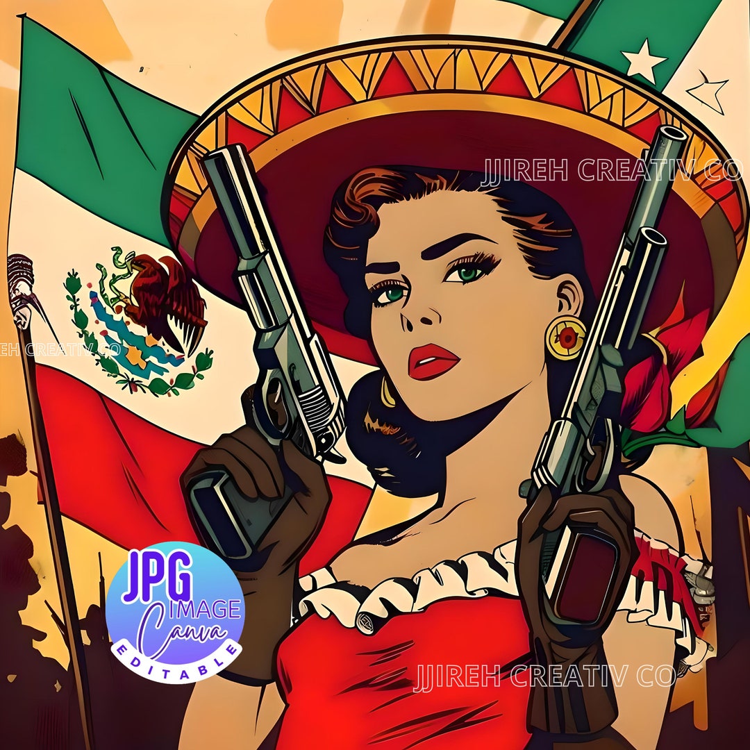 Mexican Power JPG, Latina Power Image, Strong Mexican Woman Design, Feminist Image, Mexican ...