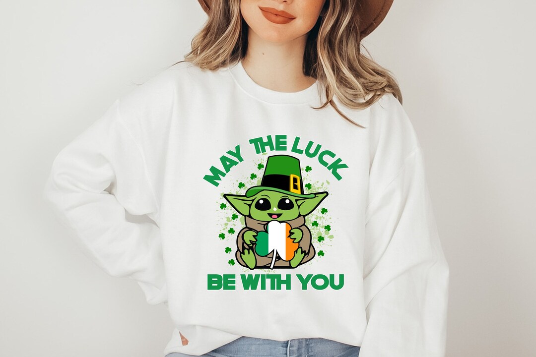 Disney St Patrick's Day Sweat, May the Luck Be With You Sweat, Disney ...