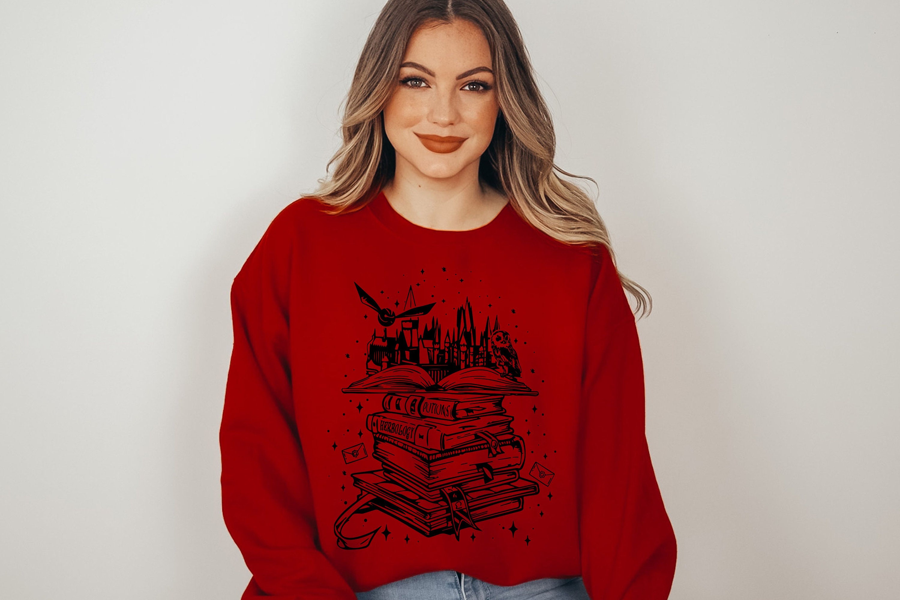 Magical Wizard Castle Unisex Crewneck Sweatshirt, Witch Shirt, Cute ...