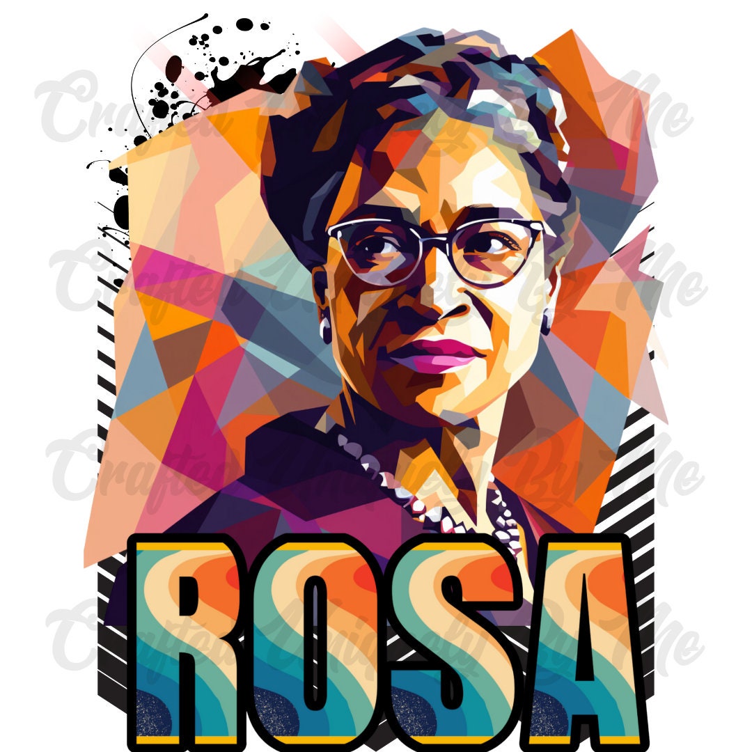 Black History Png, Iconic Rosa Parks PNG Digital Download, Black ...