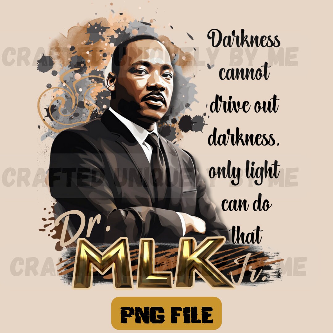 Black History Png, MLK Png, MLK Jr. Art, Black History Wall Art, Martin ...