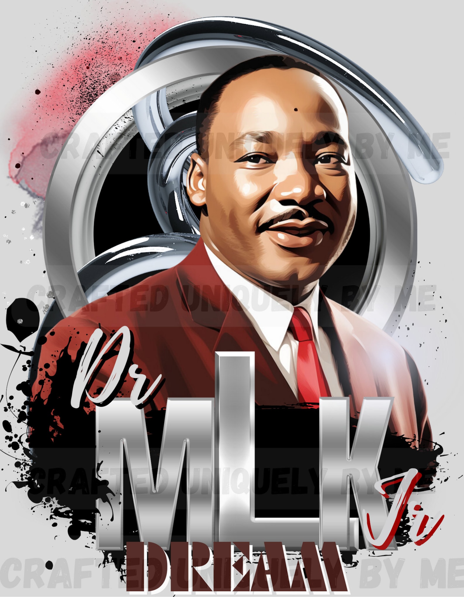 MLK, Black History Png, MLK Png, MLK Jr. Art, Black History Wall Art ...