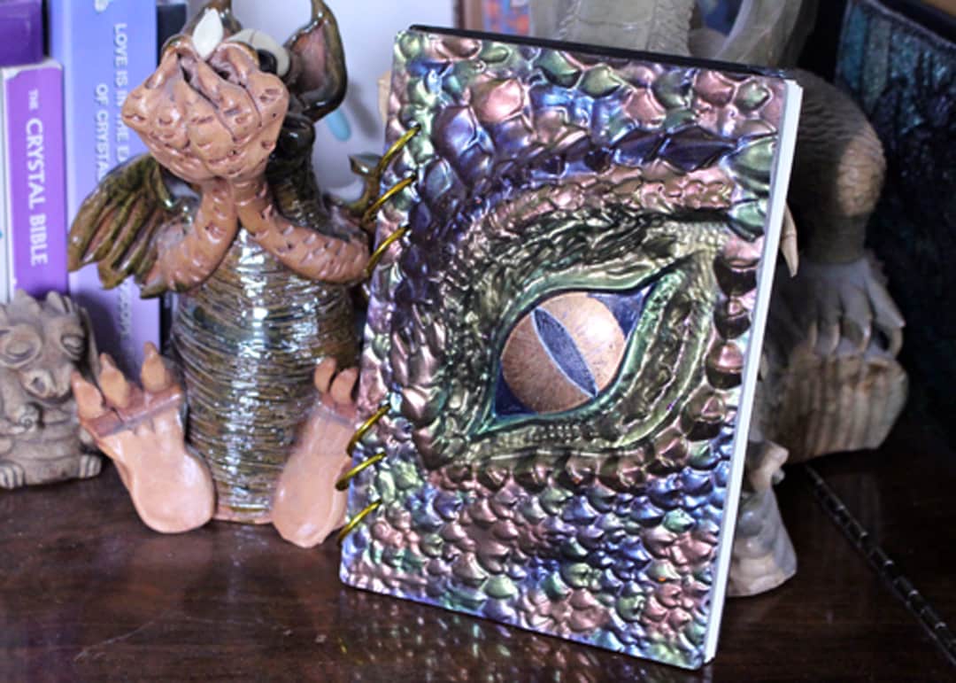 Dragon Eye Note Book with Bookmark and Pen - Etsy