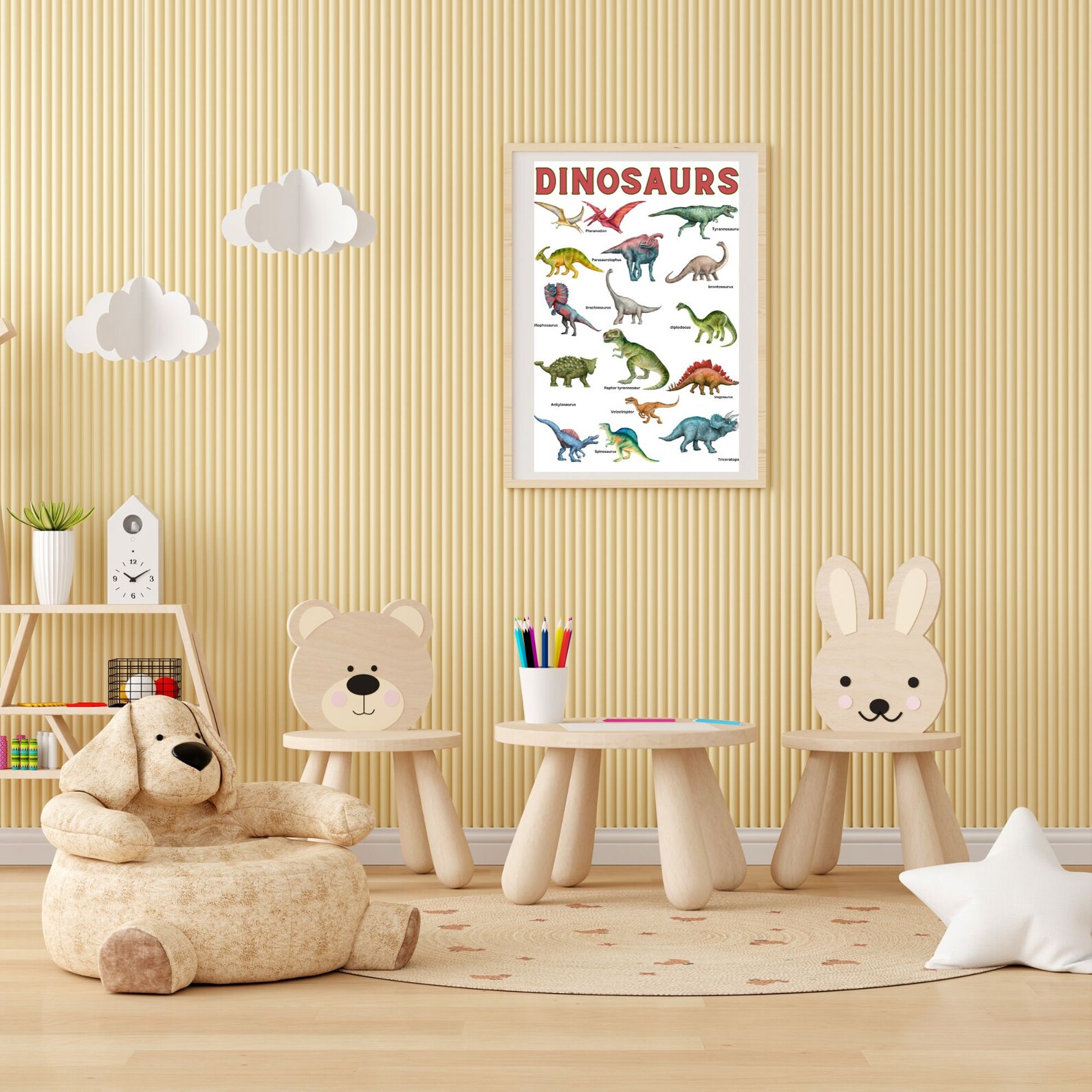 Dinosaur Poster Digital Download Dinosaur Poster Educational - Etsy