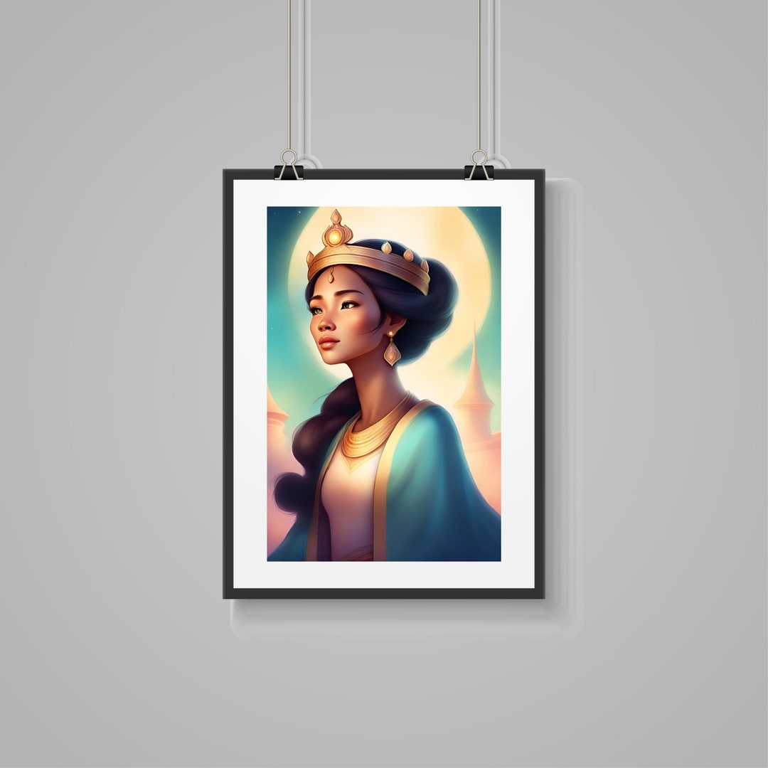 Princess Mulan Digital Download Wall Art, Mulan Printable Wall Art ...