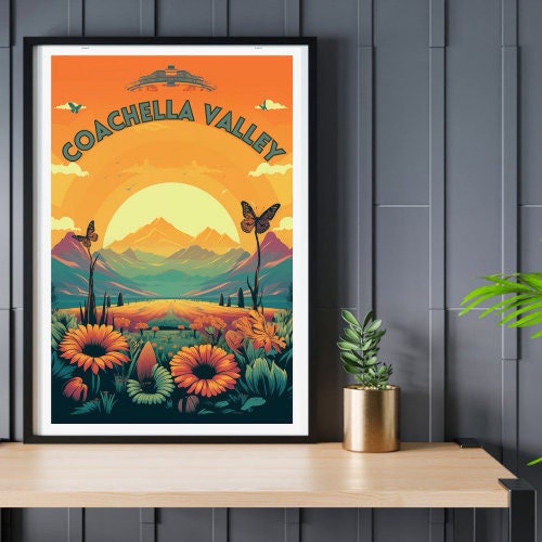 Coachella Poster Coachella Decor Coachella Print Coachella Art ...