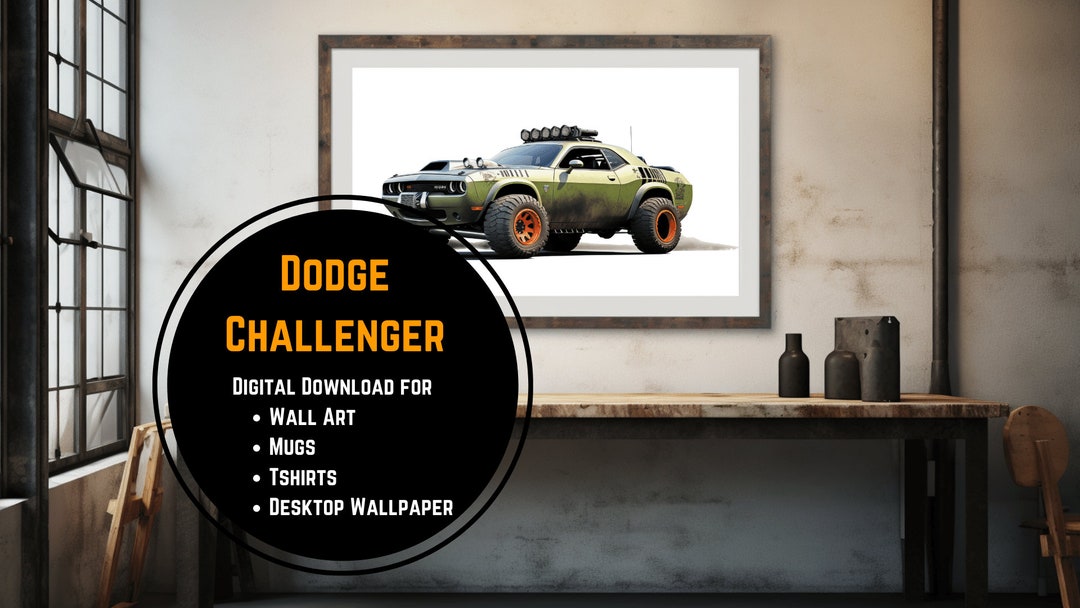 Dystopian Muscle: Dodge Challenger Mopar in a Post-apocalyptic World ...