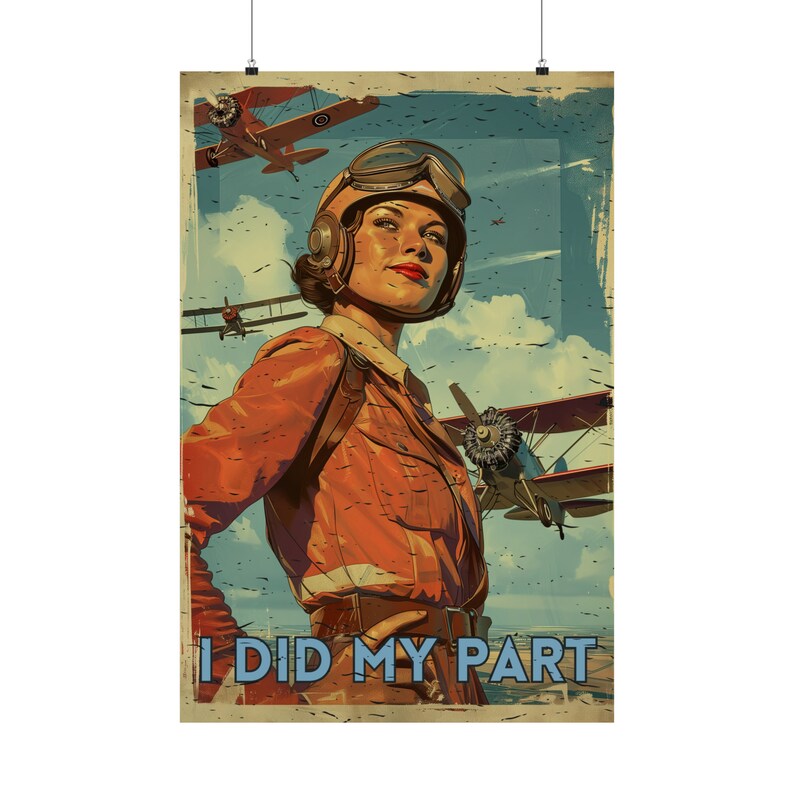WW1 Propaganda Poster WWI Style Vertical Poster I Did My Part - Etsy