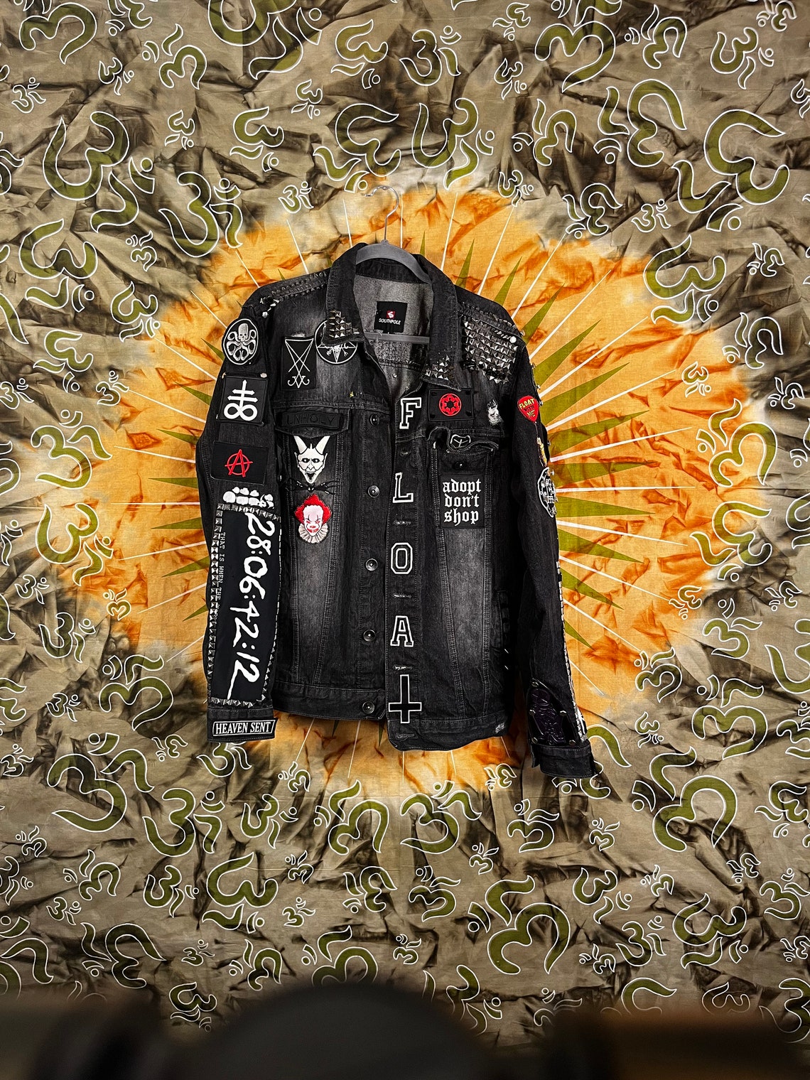 Men’s Large Battle Jacket “dark Side” - Etsy