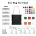 Tote Bag Size Chart Tote Bag Size Charts Fashion Accessories 4 Designs ...