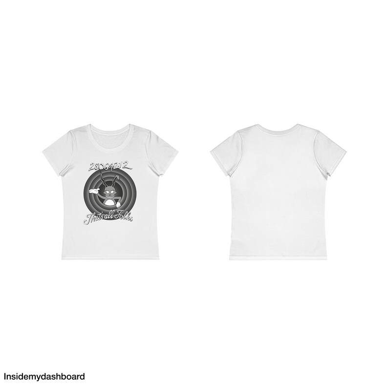 Donnie Darko Cartoon Calamity Countdown T-shirt, Cult Classic Horror ...