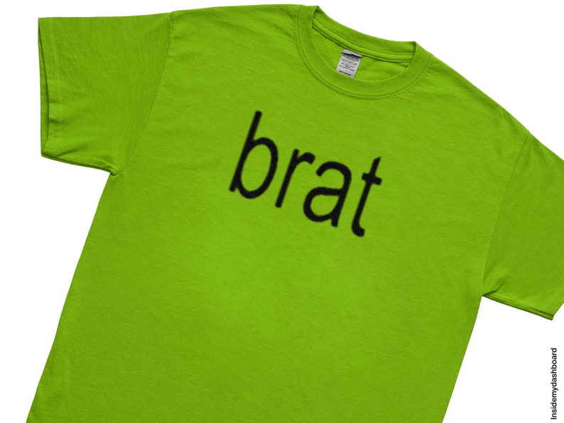 Charli XCX Brat Album Cover T-shirt, Blurred Brat, Cult Classic, BRAT ...