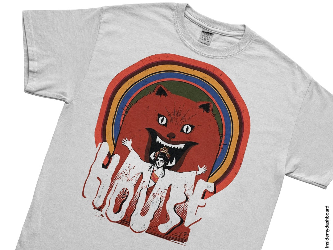 Hausu/house 1977 Excorcism Logo T-shirt, Cult Classic Horror Merch ...