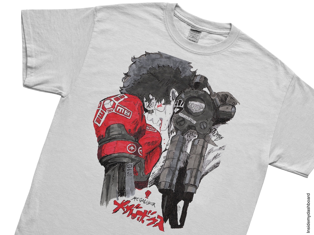 Megalo Box Gearless Joe T-shirt, Shukumei No Sōken Boxing Anime Tee - Etsy