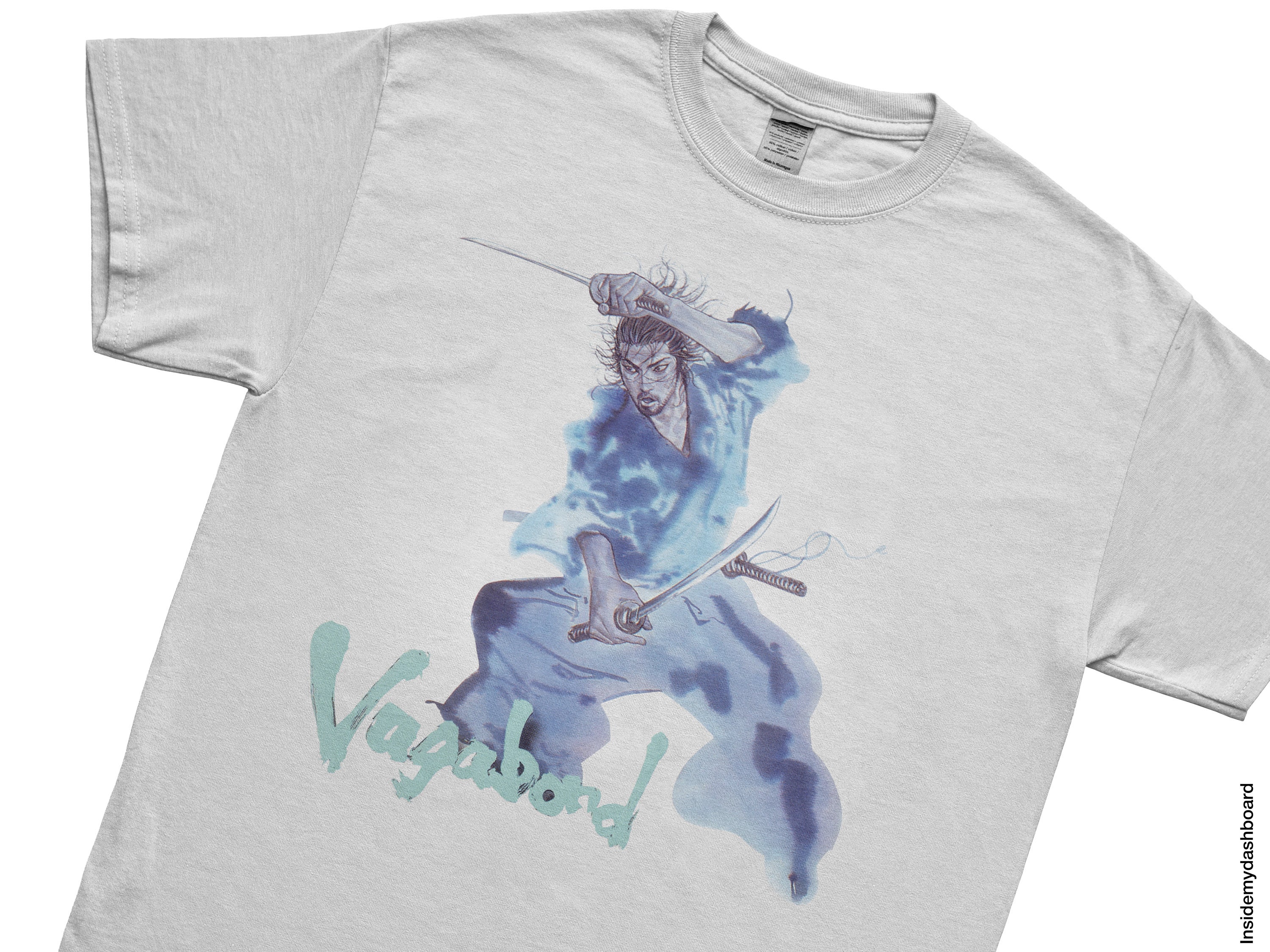 Vagabond Striking Motion Logo T-shirt, Vagabond Manga Tee, Vagabond ...