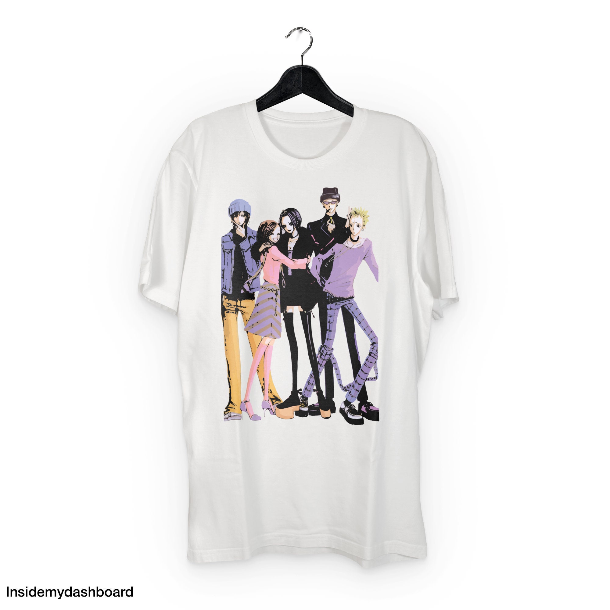 Nana Characters Cast T-shirt Nana Anime Merch Nana Anime Shirt Ai ...